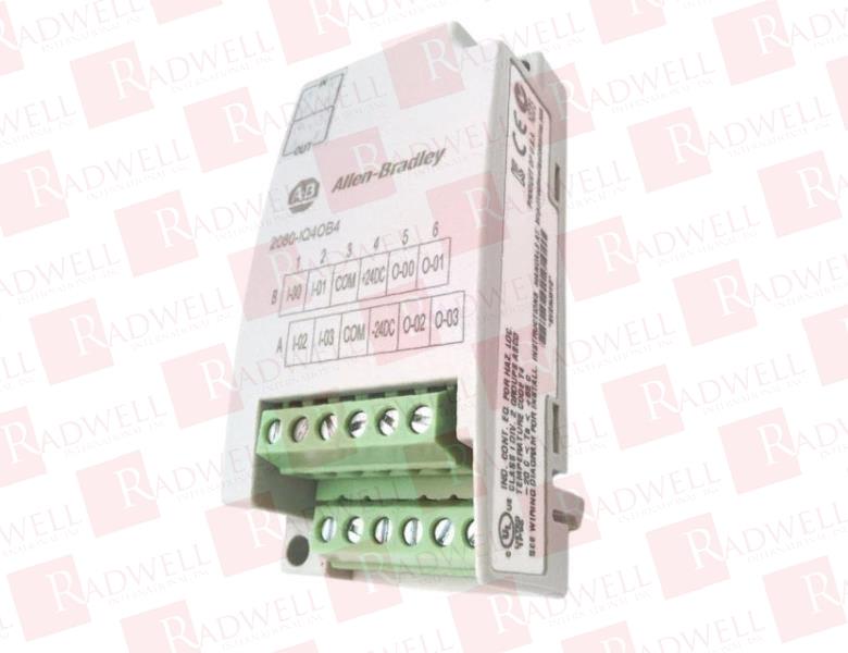 2080-IQ4OB4 PLC Module/Rack by ALLEN BRADLEY
