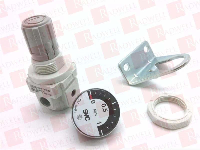 AR10-M5BG-A Pneumatic Regulator by SMC