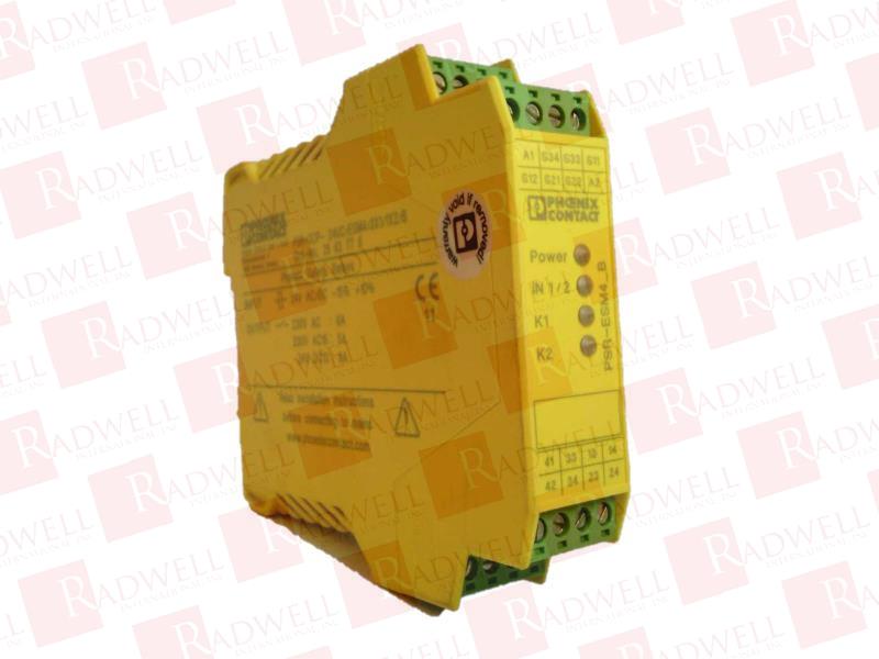 PSR-SCP- 24UC/ESM4/3X1/1X2/B Safety Relay by PHOENIX CONTACT