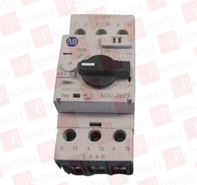 140U-D6D3-B20 Molded Case Circuit Breaker by ALLEN BRADLEY