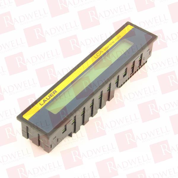 LCA400 Operator Interface by LAUER SYSTEME