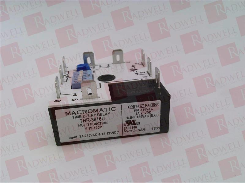 THR-3816U Time Delay Relay by MACROMATIC
