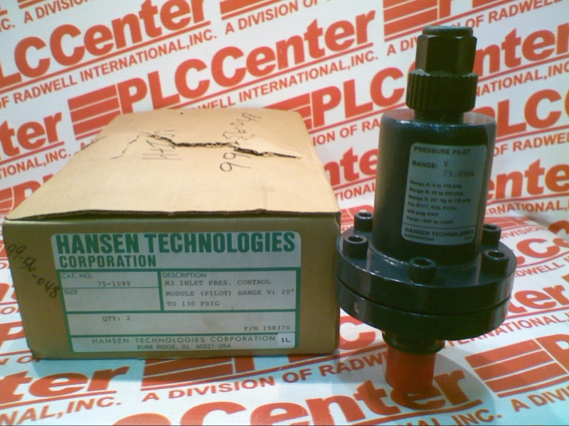 75-1099 Pneumatic Regulator by HANSEN MOTOR CORP