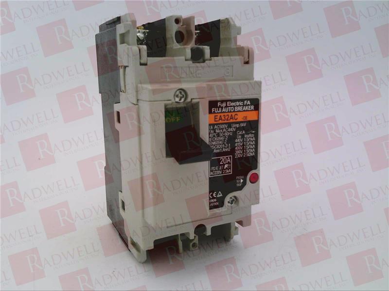 EA32AC/20-CE Molded Case Circuit Breaker by FUJI ELECTRIC