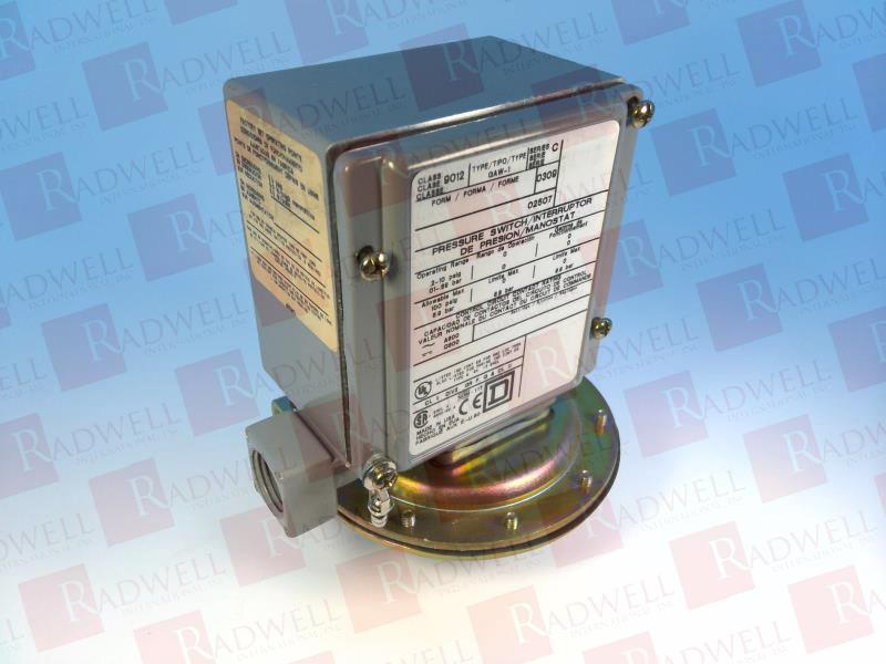 9012GAW1 Pressure Switch by TELEMECANIQUE SENSORS