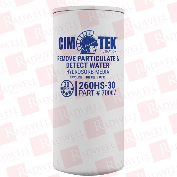 260HS-30 Fuel Filter by CIM TEK FILTRATION