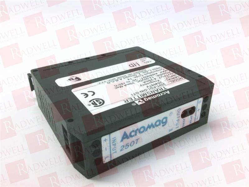 250T-FQ1-DIN-DT1 Transmitter by ACROMAG