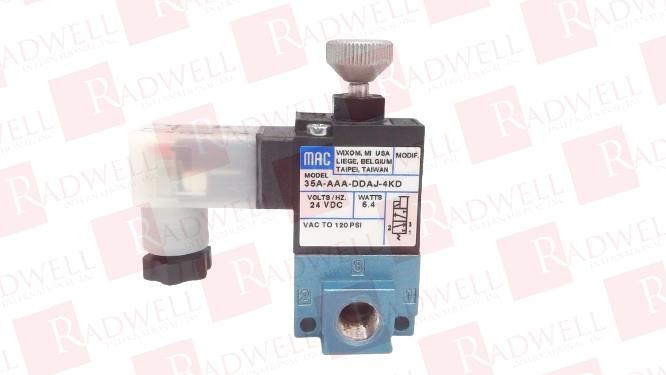 35A-AAA-DDAJ-4KD Solenoid Valve by MAC VALVES INC