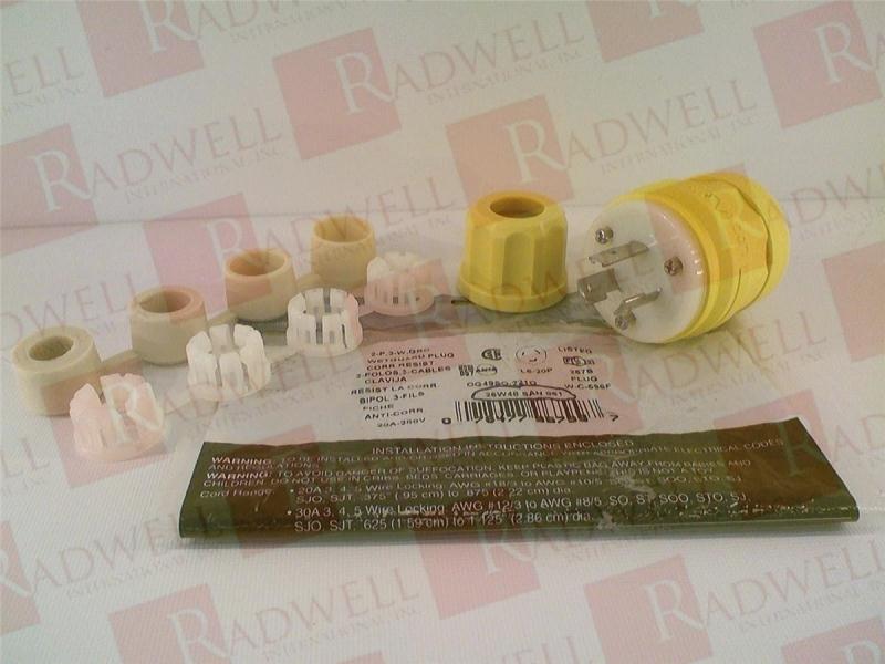 L6-20P Plug/Receptacle by LEVITON