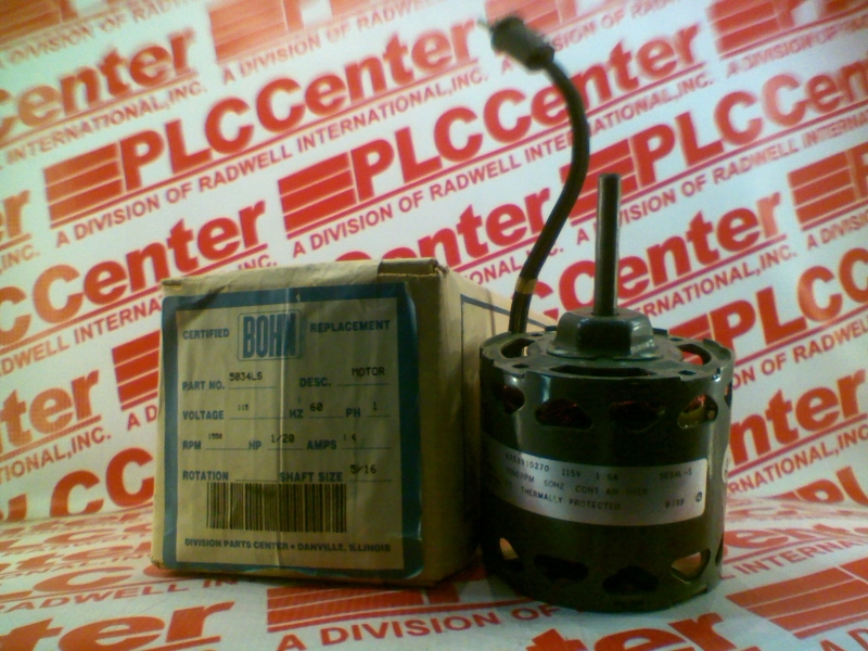 5034LS Motor by BOHN HEAT TRANSFER DIVISION