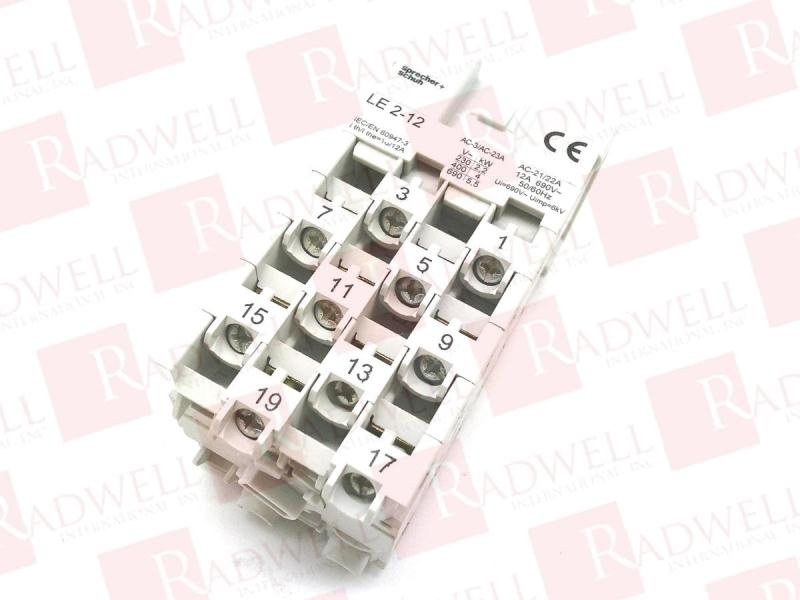 LE2-12-2505 Rotary Switch by SPRECHER & SCHUH