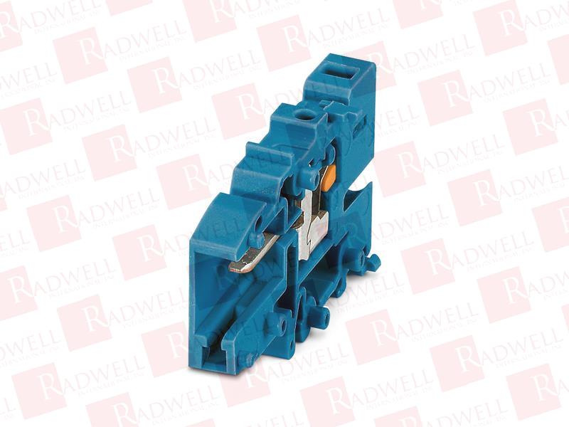 PPC 1,5/S/1-L BU Plug/Receptacle by PHOENIX CONTACT