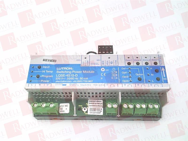 LQSE-4S10-D PLC Module/Rack by LUTRON