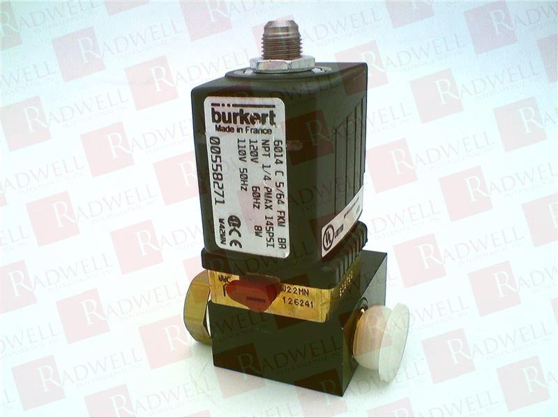 6014-C-5/64-FKM-BR Solenoid Valve by BURKERT