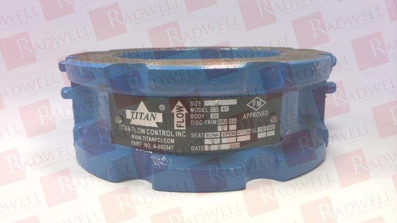 CV41DBB0400 Control Valve by TITAN FLOW CONTROL INC