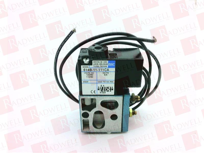 614B-11-111CA Solenoid Valve by MAC VALVES INC