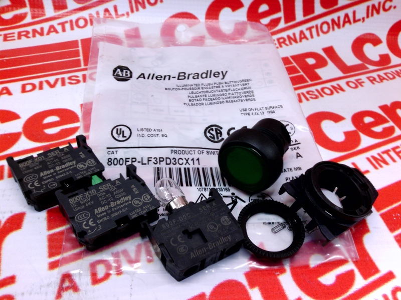 800FP-LF3PD3CX11 Pushbutton by ALLEN BRADLEY