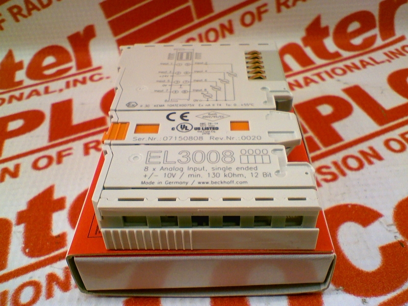 EL3008 PLC Programming Terminal by BECKHOFF