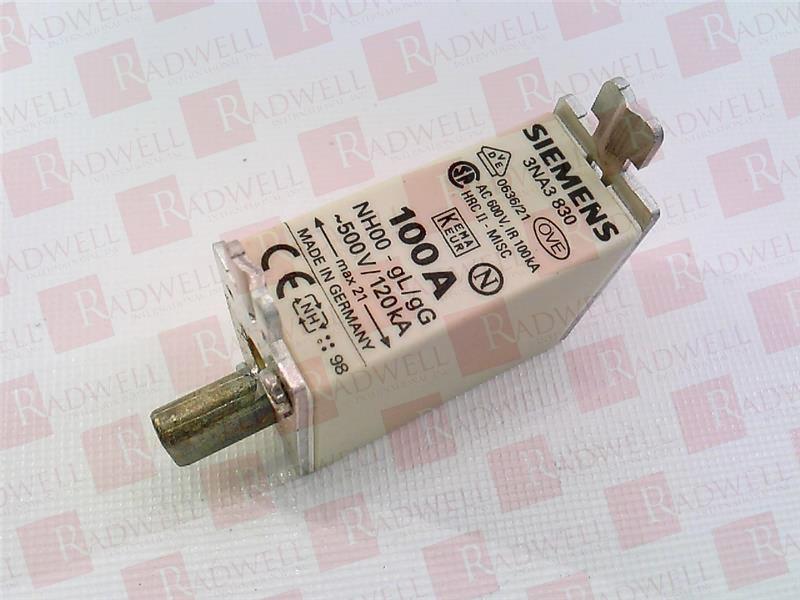 3NA3830 Fuse Link PC Board Mount by SIEMENS