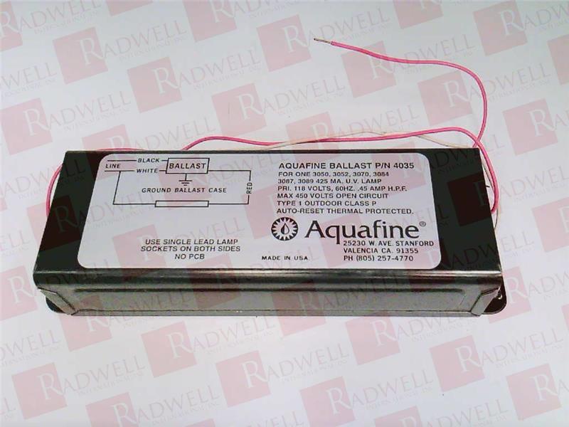 4035 Ballast/Ignition Transformer by AQUAFINE