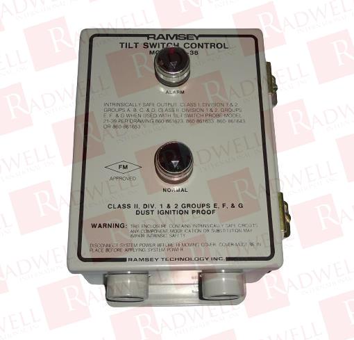 21-38 Tilt Switch by RAMSEY TECHNOLOGY INC