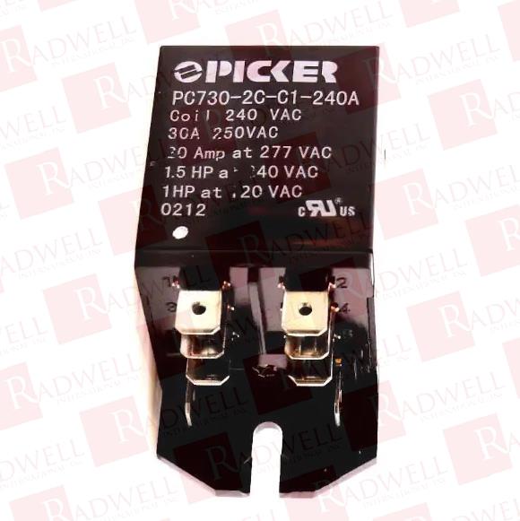 PC730-2C-C1-240A Relay/Socket by PICKER COMPONENTS