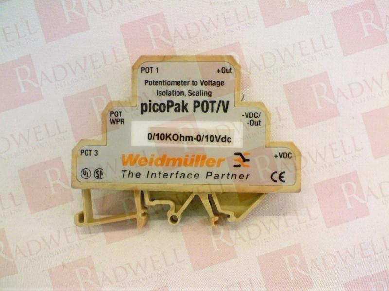 PICOPAK-POT/V Terminal Blk/Strip Wiring Dev by WEIDMULLER