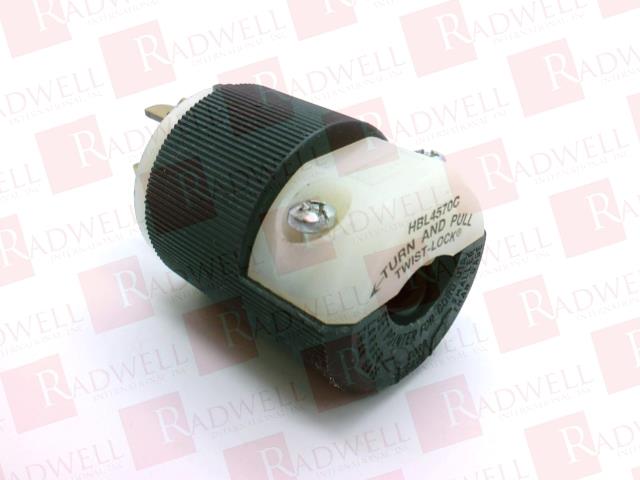 HBL4570C Plug/Receptacle by HUBBELL