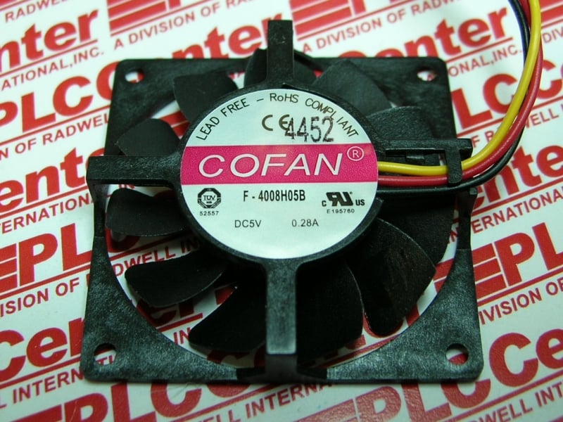 F4008H05B3WIRE Fan/Thermal Management for Control Panel by COFAN