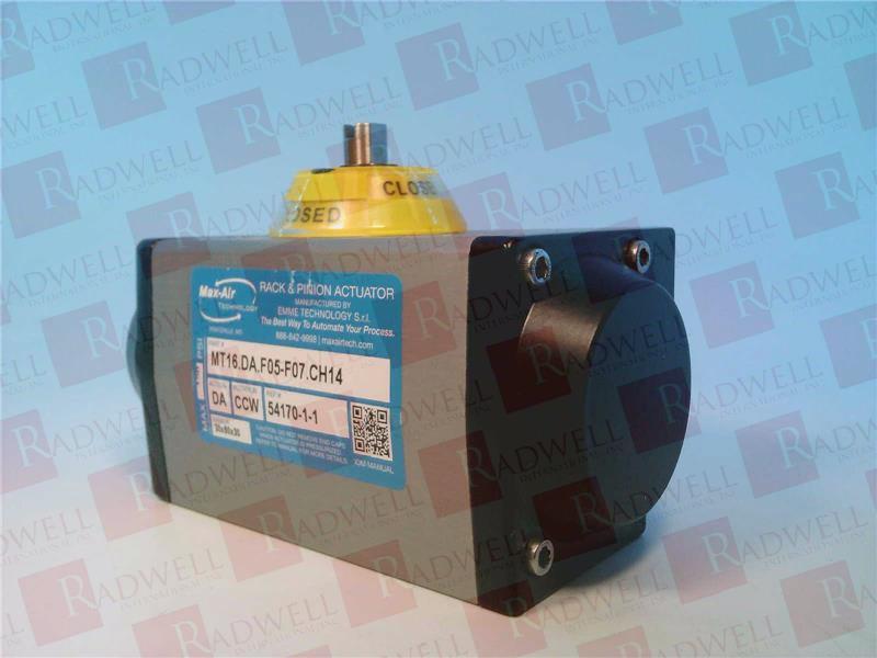 MT16.DA.F05-F07.CH14 Pneumatic Actuator by EMME TECHNOLOGY