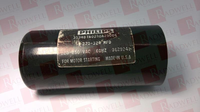 270-324-MFD 220-250 VAC Capacitor by PHILIPS