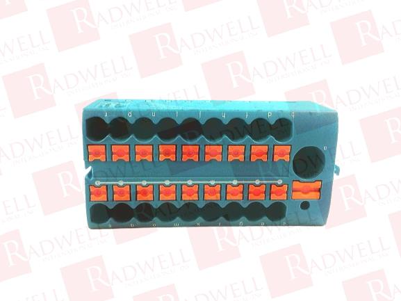 PTFIX 6/18X2,5-NS35 BU Power Distribution Block by PHOENIX CONTACT