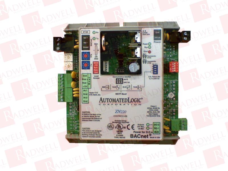 ZN220 HVAC Control System Board by AUTOMATED LOGIC