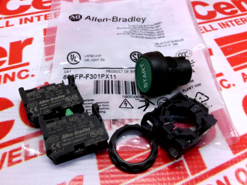 800FP-F301PX11 Pushbutton by ALLEN BRADLEY