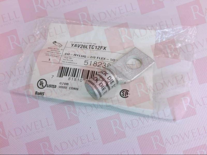 YAV26L-TC12-FX Lug/Connector by BURNDY