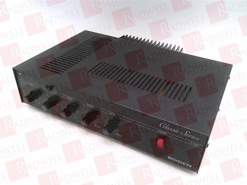 C100 Telecom Amplifier by BOGEN COMMUNICATION