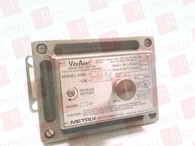 5550-121-111 Vibration Switch by METRIX VIBRATION