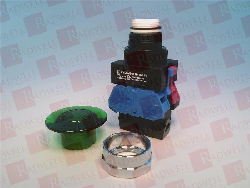 AYLW49911D-G-12V Pushbutton by IDEC