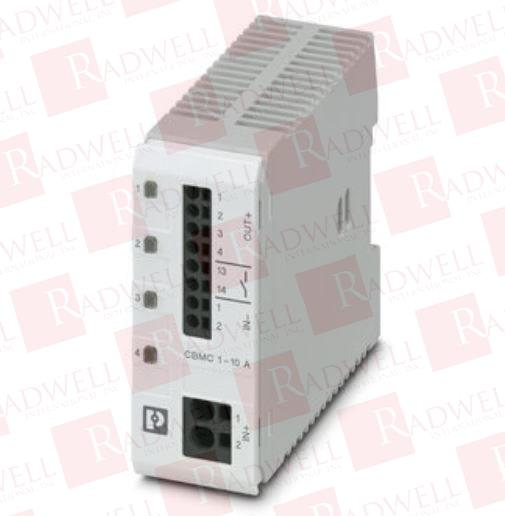 CBMC E4 24DC/1-10A NO Panel Mount Circuit Breaker by PHOENIX CONTACT