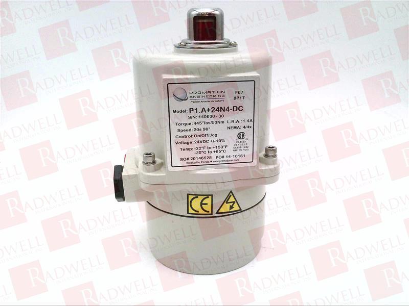 P1.A-24N4+DC Electric Actuator by PROMATION ENGINEERING