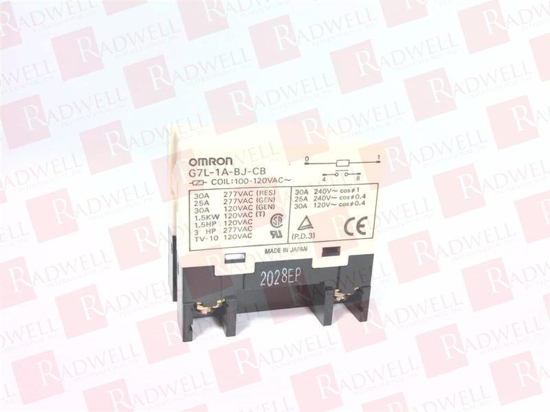 G7L-1A-B-J-CB-AC100/120 Relay/Socket by OMRON