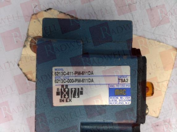 6213C-411-PM-611DA Solenoid Valve by MAC VALVES INC