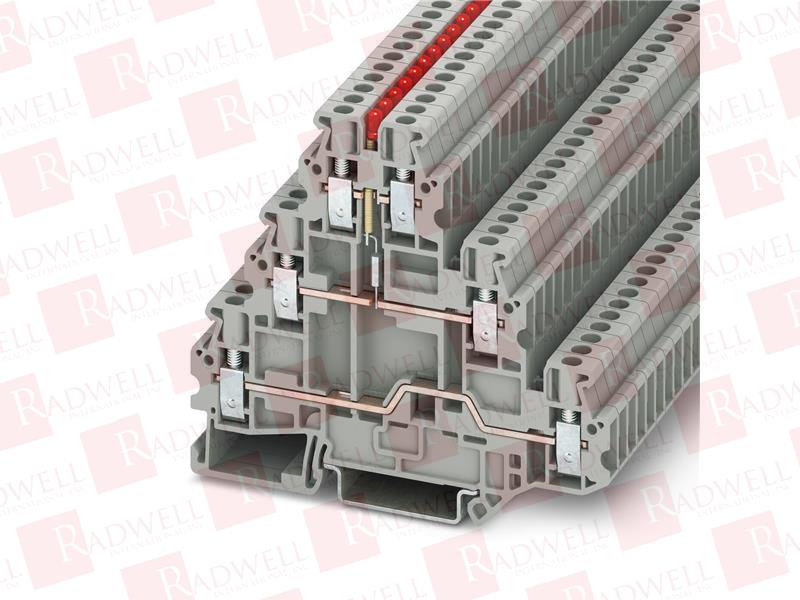 UT 2,5-3L-LA24RD/O-M Terminal Blk/Strip Wiring Dev by PHOENIX CONTACT