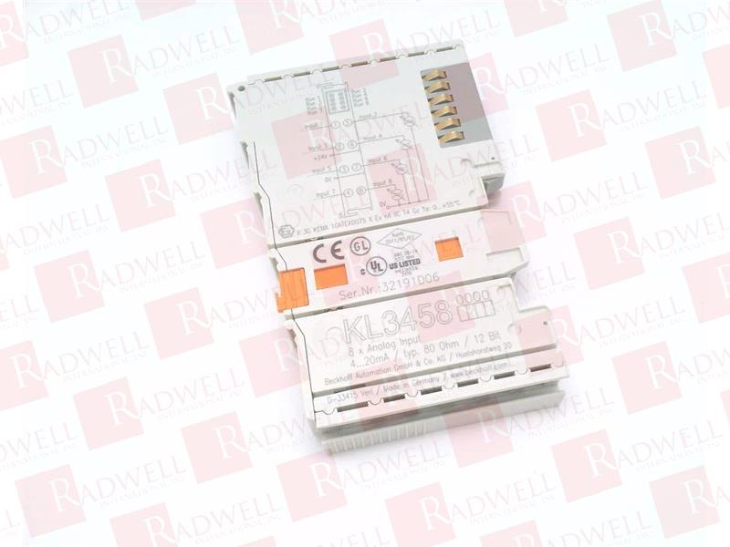 KL3458 PLC Programming Terminal by BECKHOFF