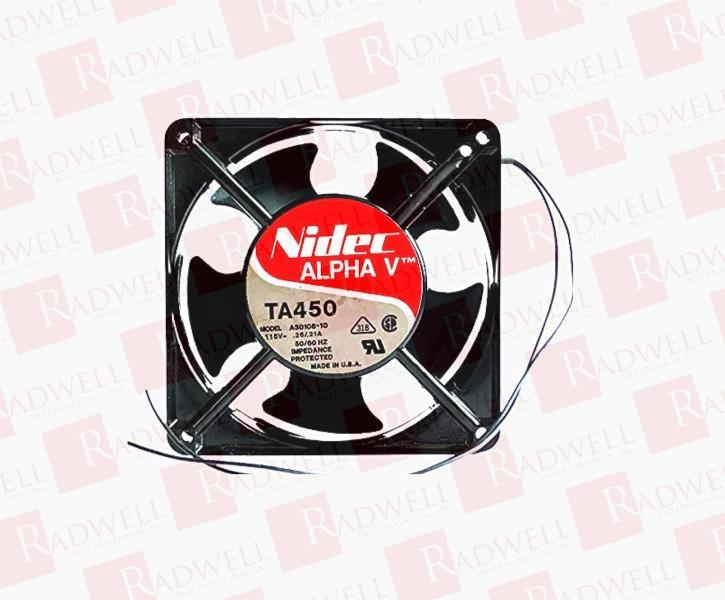 TA450-A30108-10 Fan/Thermal Management for Control Panel by NIDEC CORP