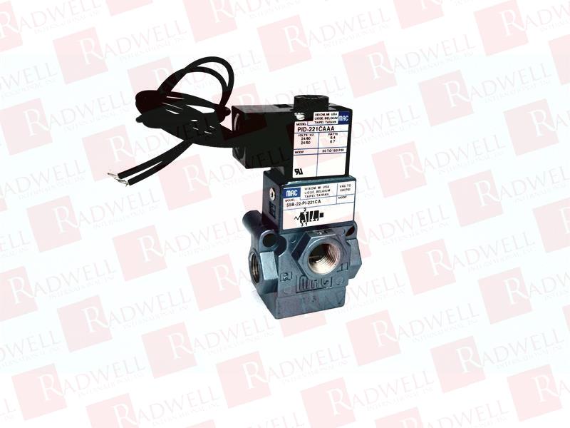 55B-22-PI-221CA Solenoid Valve by MAC VALVES INC