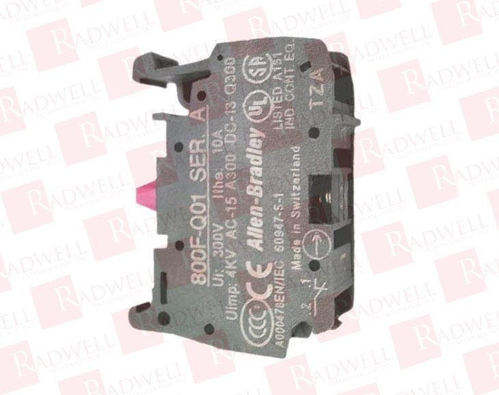 800F-Q01 Accessory/Bulb/Cap/Contact/Transf by ALLEN BRADLEY