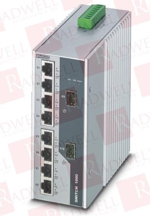 FL SWITCH 1000T-8POE-GT-2SFP Networking Router by PHOENIX CONTACT