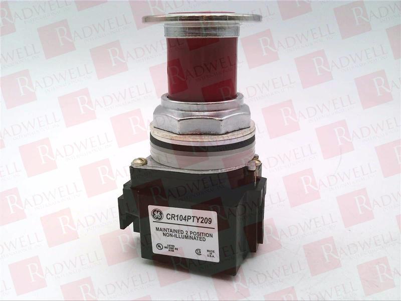 CR104P-TY209300 Pushbutton by GENERAL ELECTRIC