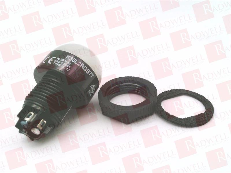 K30L2RGB7T Pushbutton by BANNER ENGINEERING
